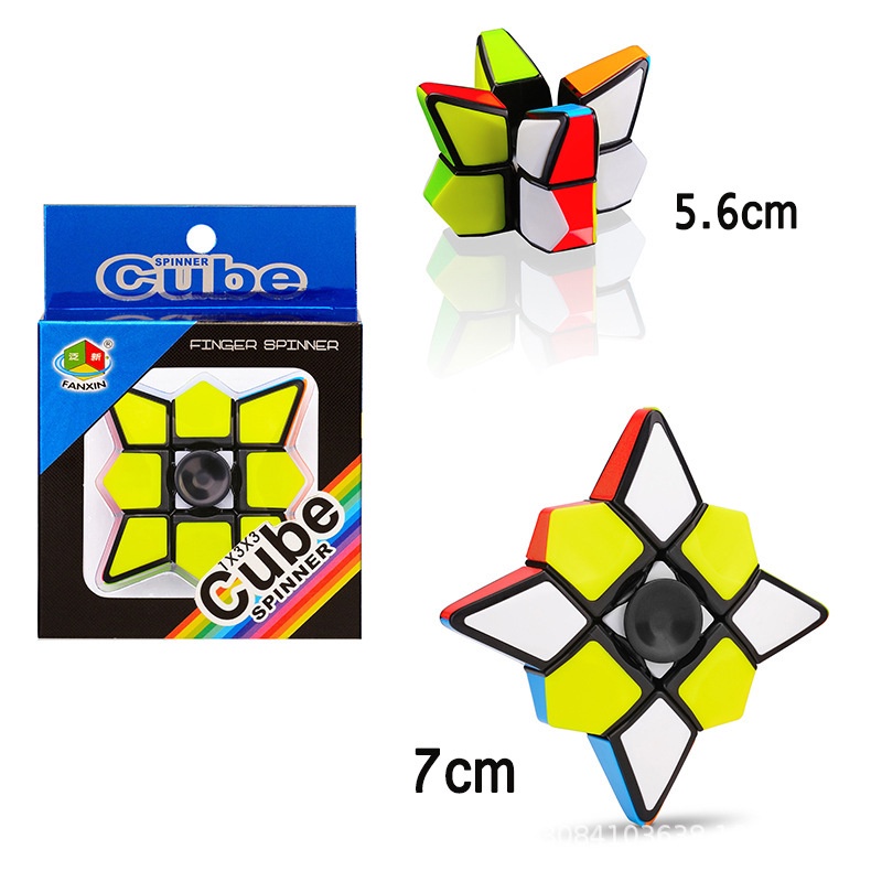 Fanxin Cube 1x3x3 Super Floppy Black Magic Cube 3x3x1 Speed Cube ...
