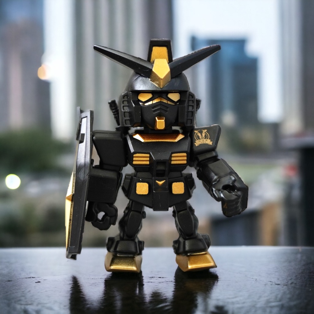 Bandai McDonald's Angus Black Bull Gundam RX78 Joint GUNDA Doll Model ...