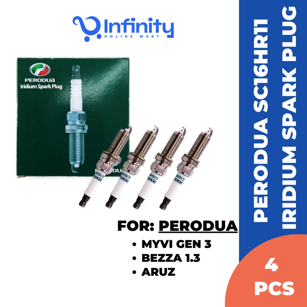 Perodua Iridium Spark Plug For Perodua Bezza 1.3/ Aruz/ Myvi Gen 3 ...