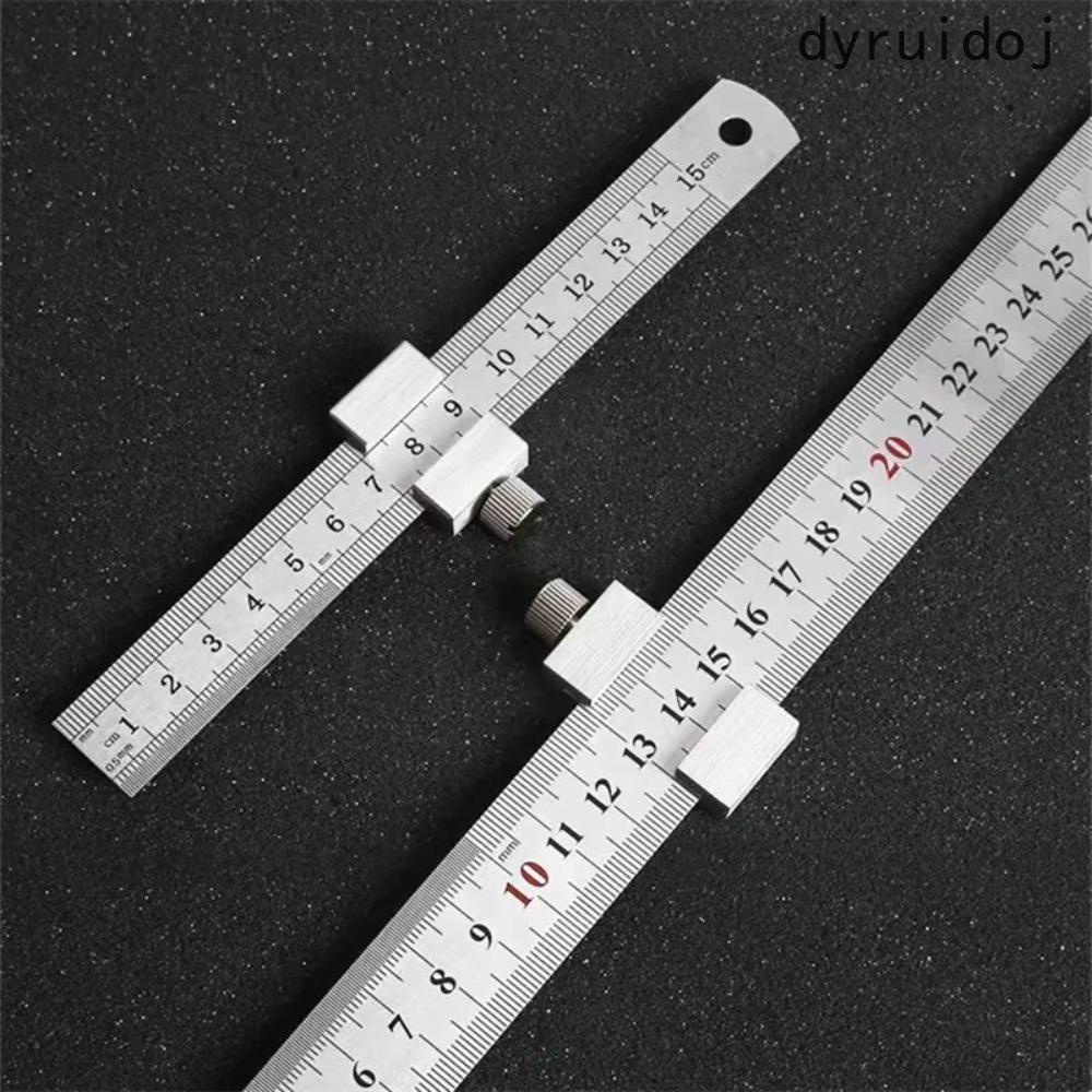 DYRUIDOJ Steel Ruler Positioning Block, Durable Adjustable Brass Angle ...