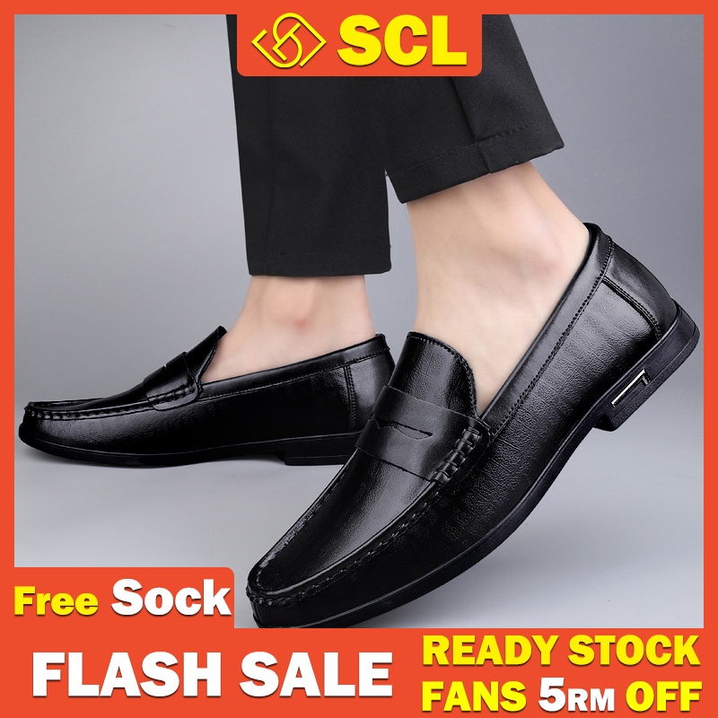 SCL Ready Stcok Men's Casual Business Dress Shoes Leather Shoes Boat ...