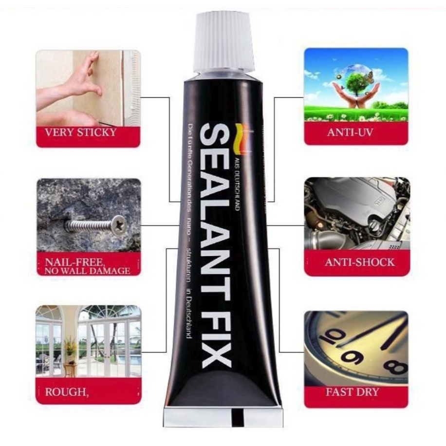 Gam Pelekat Kuat Sealant Fix Adhesive Glue Free Nail Glue Super Strong ...