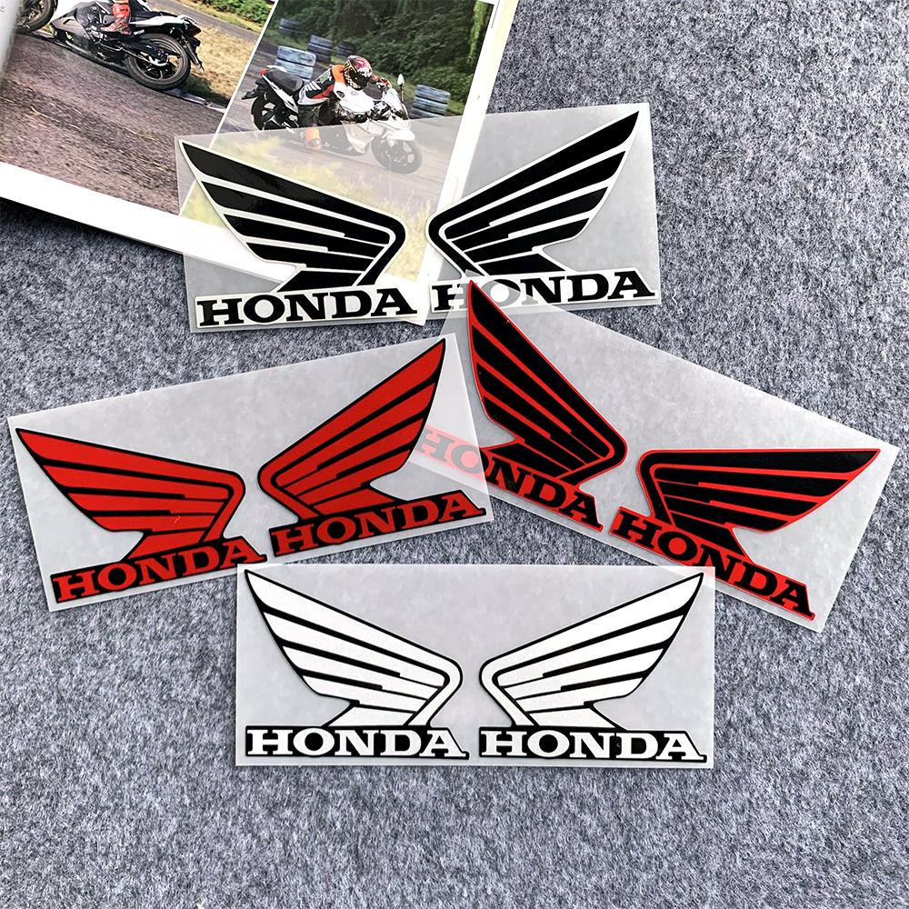 Honda sticker ex5 Wings Badge Motorcycle Sticker Reflective Fuel Tank ...