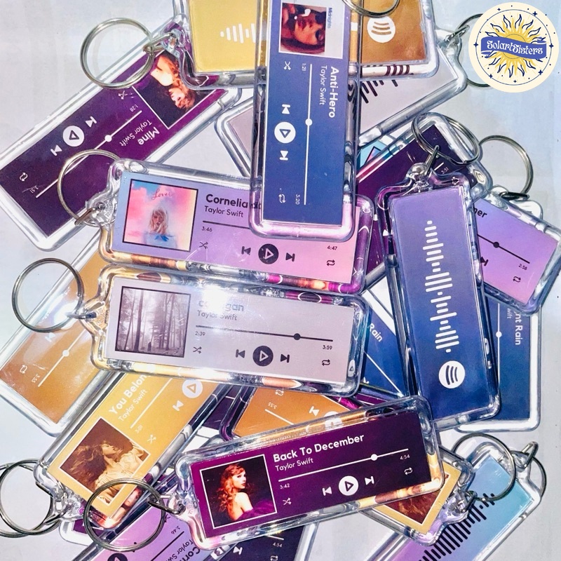 CUSTOM Spotify Keychains Back to back High quality print | Shopee Malaysia