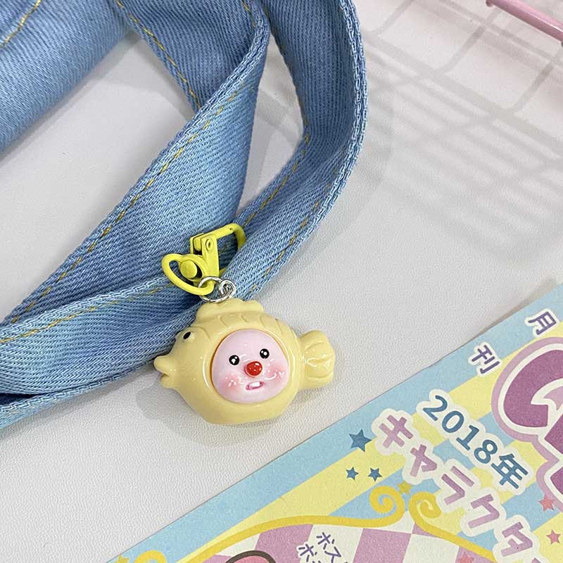 Ins Plush Keyring Cute Cartoon Loopy Keychain Lovely Bag Pendant Mini ...