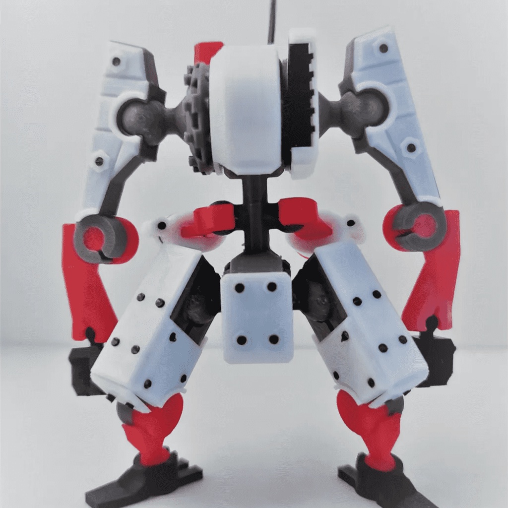 Mecha Movable Toy 3d Printing Finished Product Gothic Doll Ornaments ...