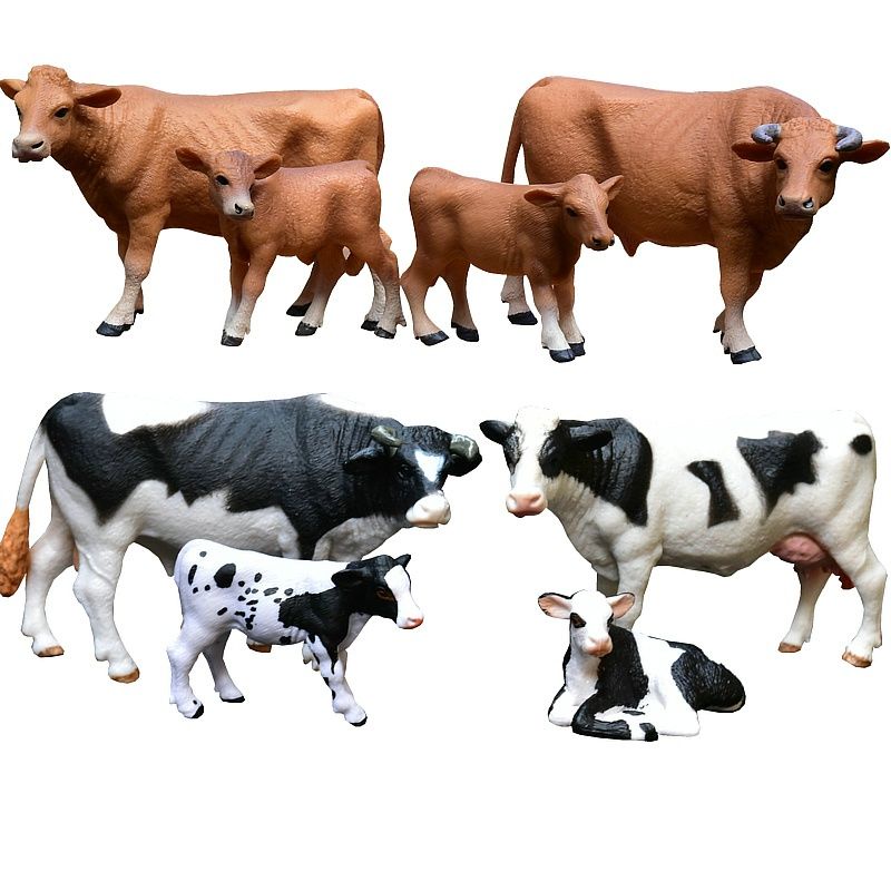 Simulation Animal Cow Model Cow Toy Simulation Cow Cow Cattle Bull ...