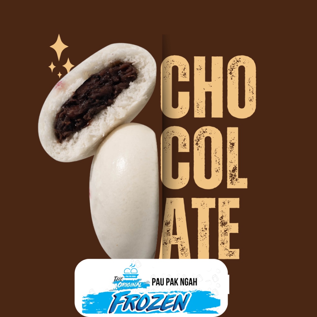 (PAU PAK NGAH) Pau Frozen Coklat 1Pack/3PCS | Shopee Malaysia