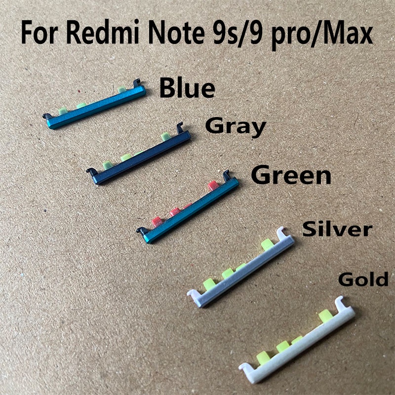Original For Xiaomi Redmi Note 9 PRO MAX 9S Power Volume Side Button ...