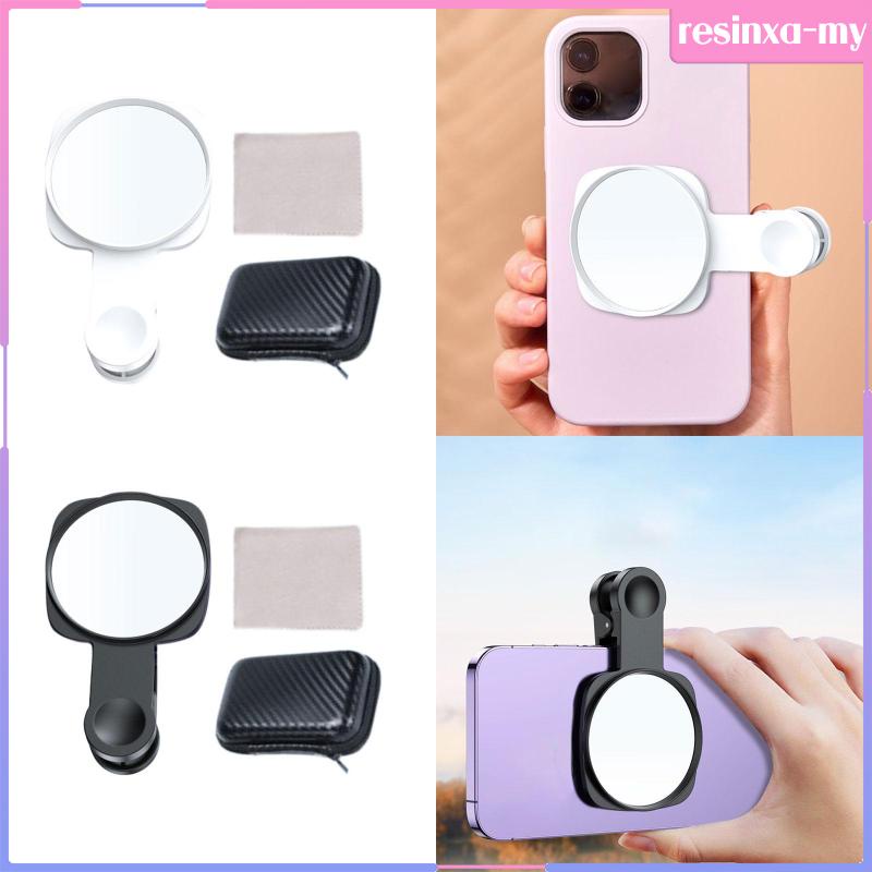 [ResinxaMY] Smartphone Mirror Reflection Clip Cellphone Selfie Mirror ...