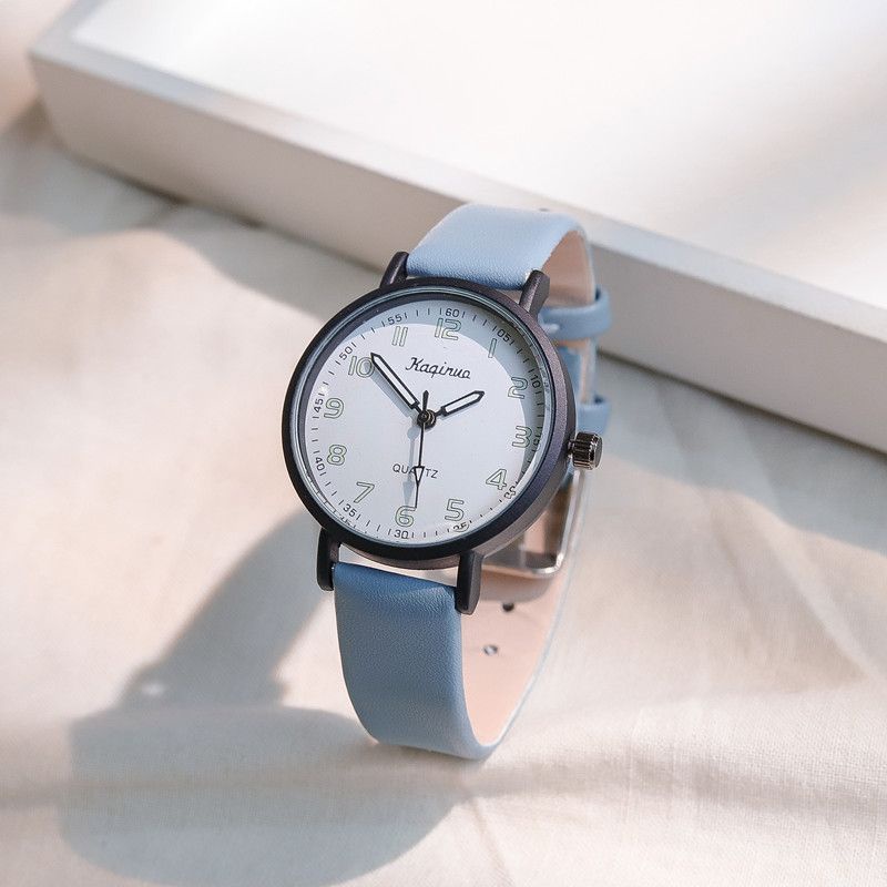 New Literary Luminous Digital Watch Women's Korean Style Simple Fashion ...