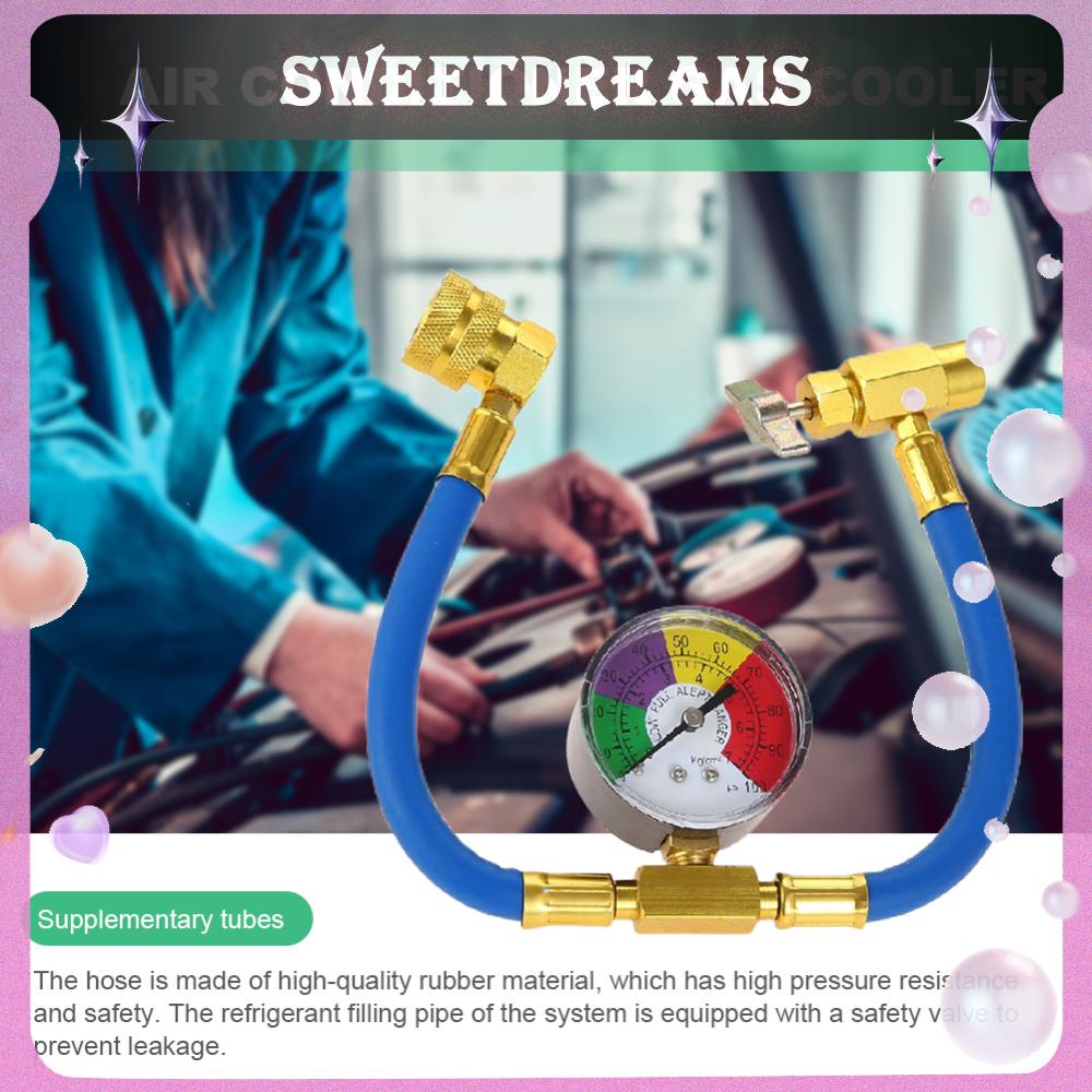 R134A Air Conditioner Gas Cooler with Measuring Gauge Refrigerant ...