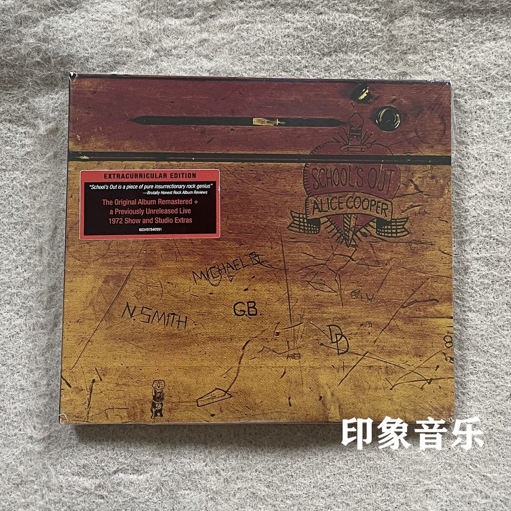 全新未拆封 Alice Cooper School's Out Expanded & Remastered 2CD 摇滚 JCP2 | Shopee Malaysia