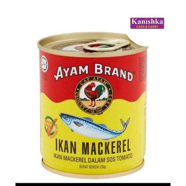 Ayam Brand Mackerel in Tomato Sauce 230g | Shopee Malaysia