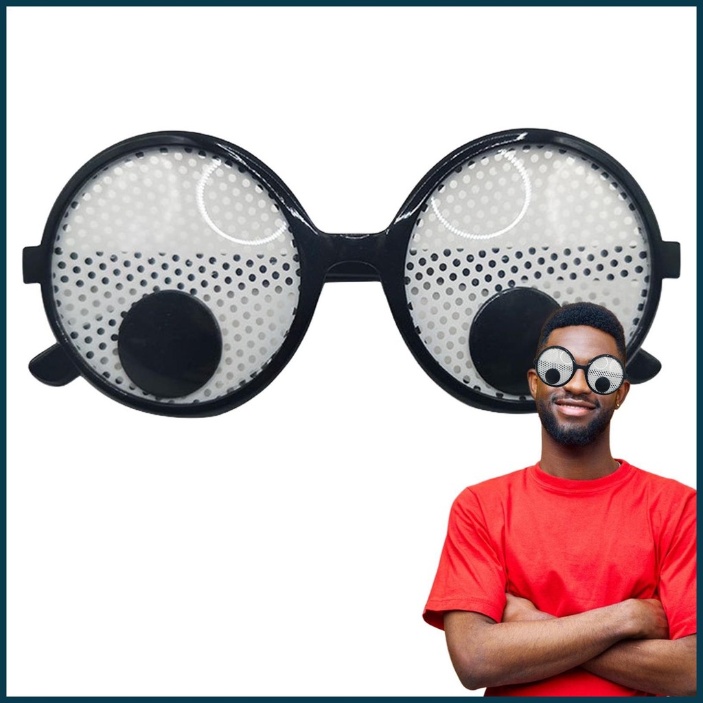 Silly Glasses Wiggle Eyes Glasses Party Glasses Prank Accessories for ...