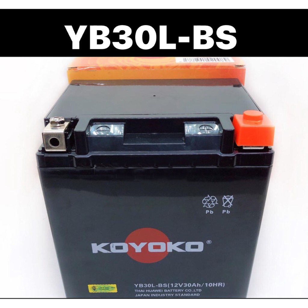 YB30L-BS - KOYOKO BLACK 0 YB30L YB30 BATTERY BATTERI BATERI KERING FOR ...