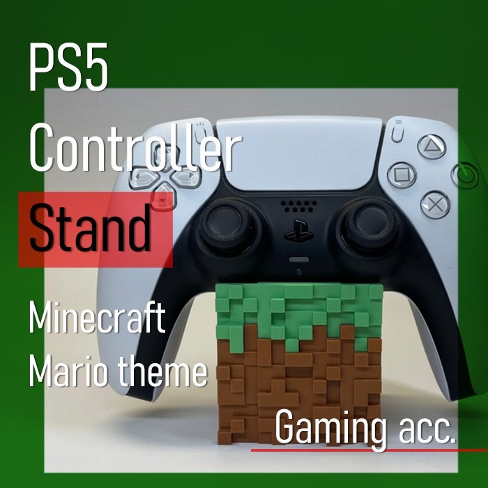 Ps5 Controller Stand Minecraft & Mario Dualsense DESKTOP Stick Joystick ...