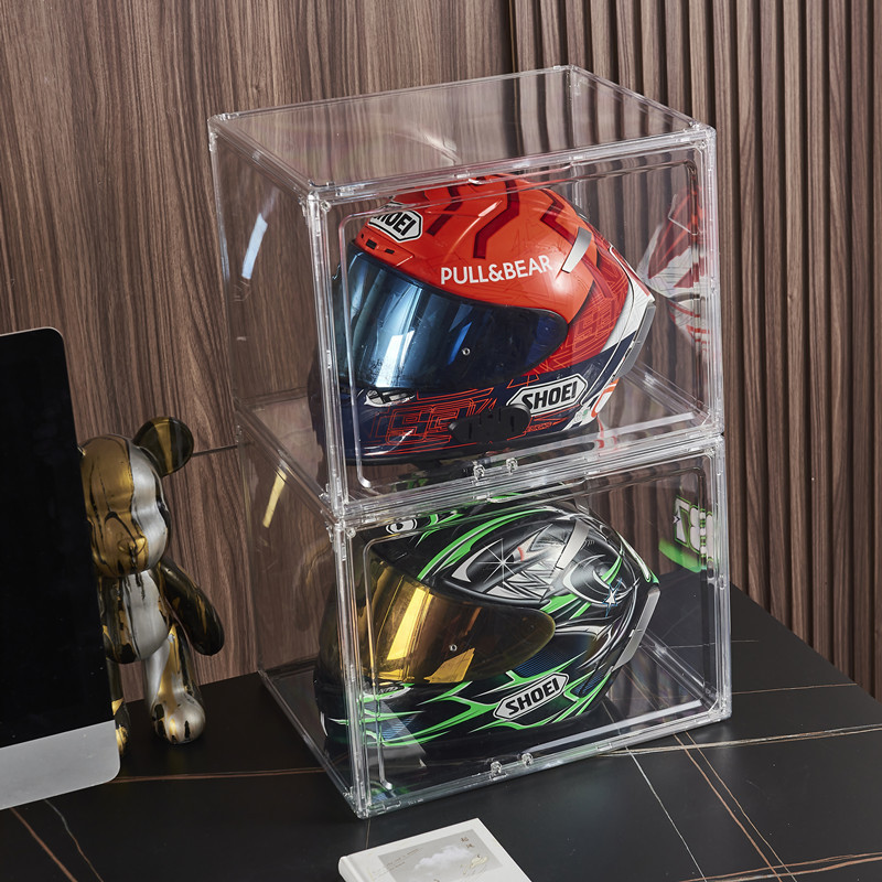 [2024NEW] Motorcycle Helmet Full Helmet Storage Box Anti-dust Anti ...