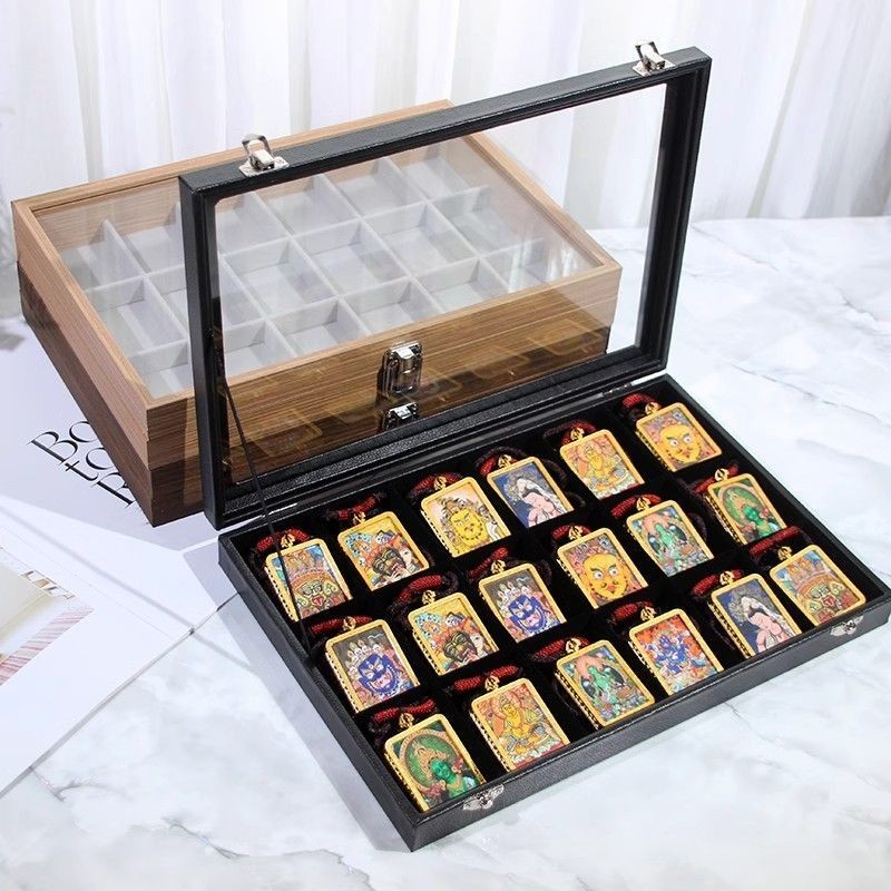 [Featured] Thangka Storage Box Zakiram Amulet Collection Display Box ...