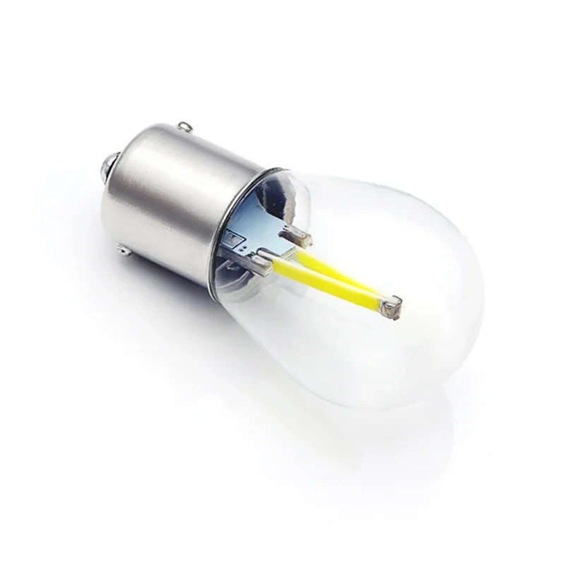 2x Filament P21W Ba15s 1156 Led Chip Car Light Bulb S25 Auto Vehicle ...