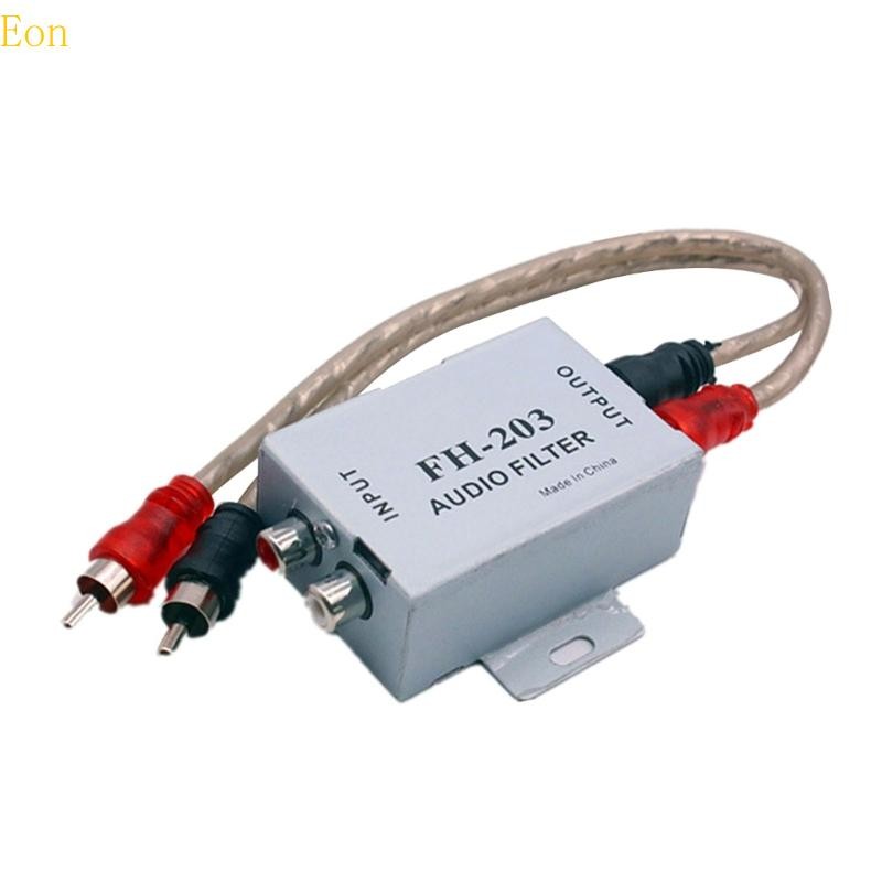Eon Ground Loops Noise Isolator Amplifier Noise Filter for Car Stereo ...