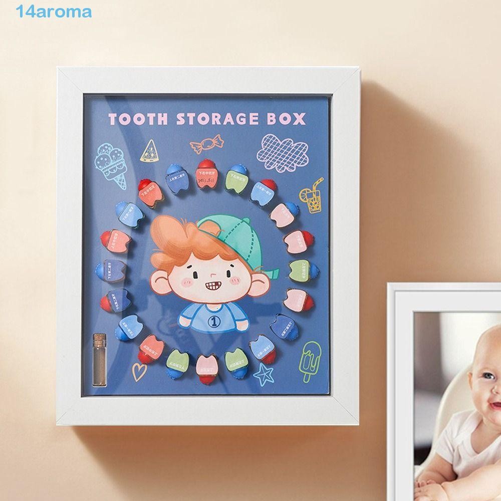AROMA Teeth Storage Box Cute Crystal Tooth House Girl Boy Infant ...