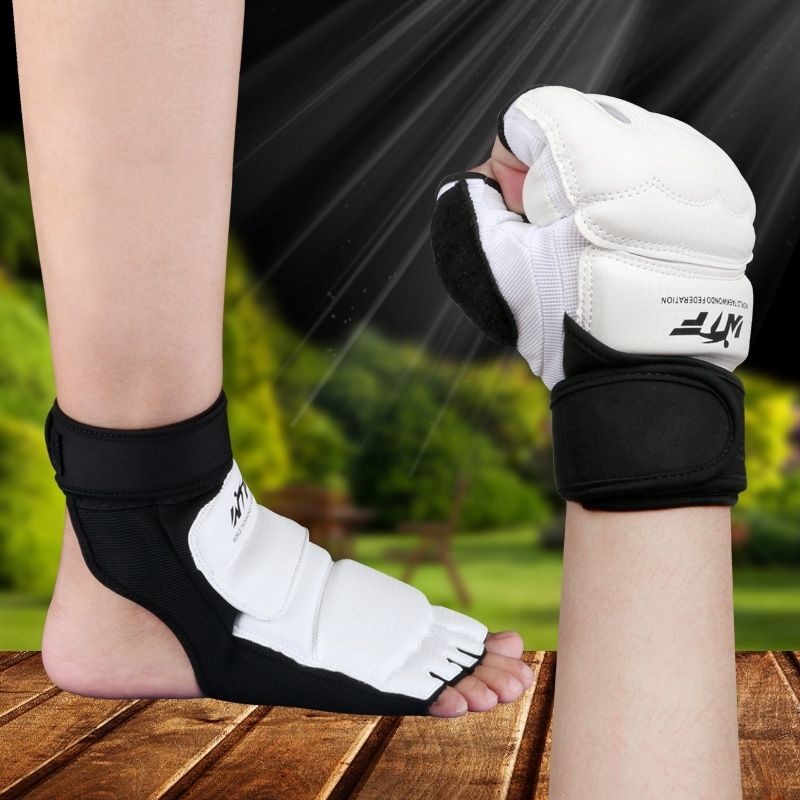 Jingpai Taekwondo Hand Guard Foot Guard Gloves Foot Cover Combination ...