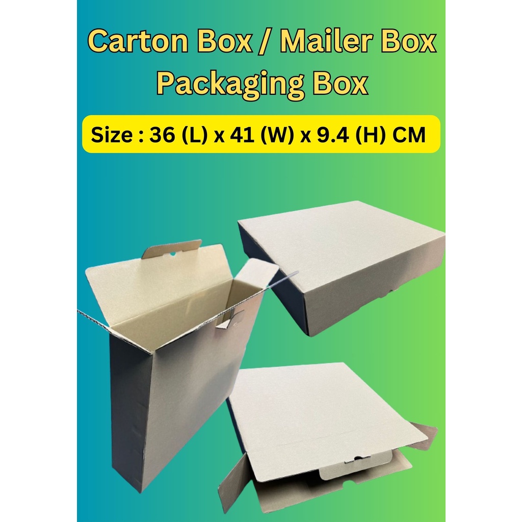 Kotak Bungkusan Carton Box Shipping Box Gift Box Mailer Box Packaging ...