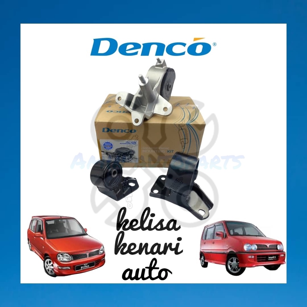 Denco Perodua Kenari Kelisa Engine Mounting Kit Set [Auto] Original ...