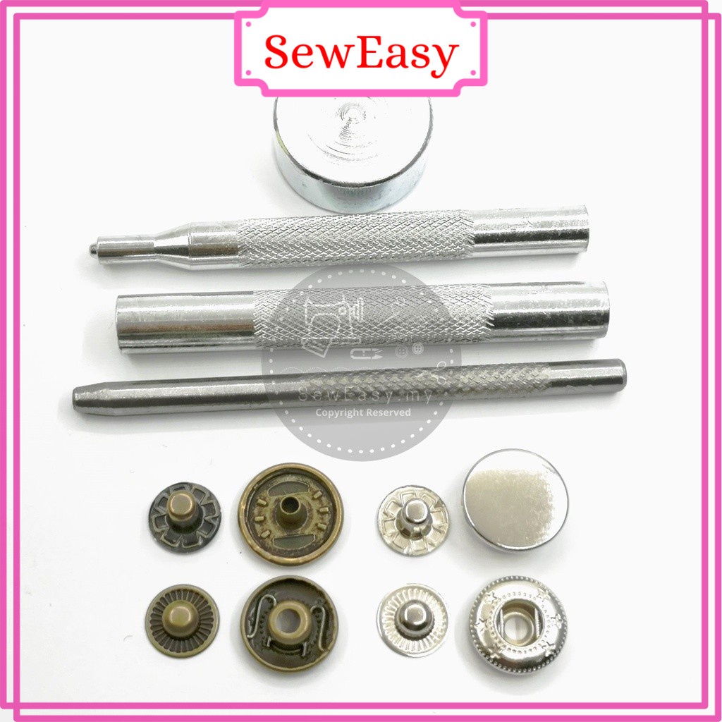 831 Snap Tools & 15mm Snap Button / Alat & Butang Snap 831 | Shopee ...