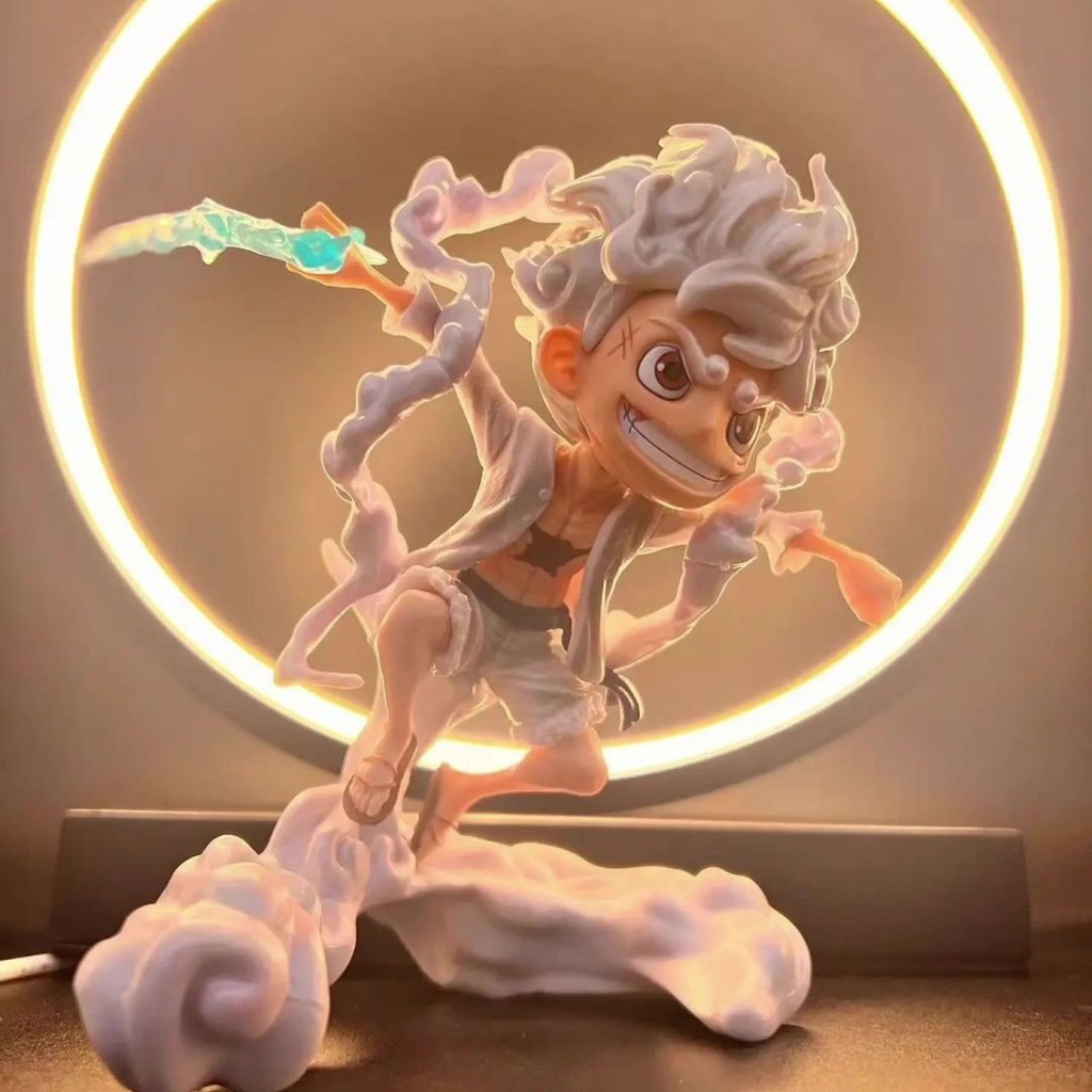 Anime Figure One Piece Luffy Figures Sun God Nika Gear 5 Luffy Action ...