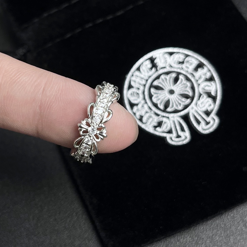 Croton Narrow Version Hollow Full Diamond Cruciate Flower Copper Inlaid ...