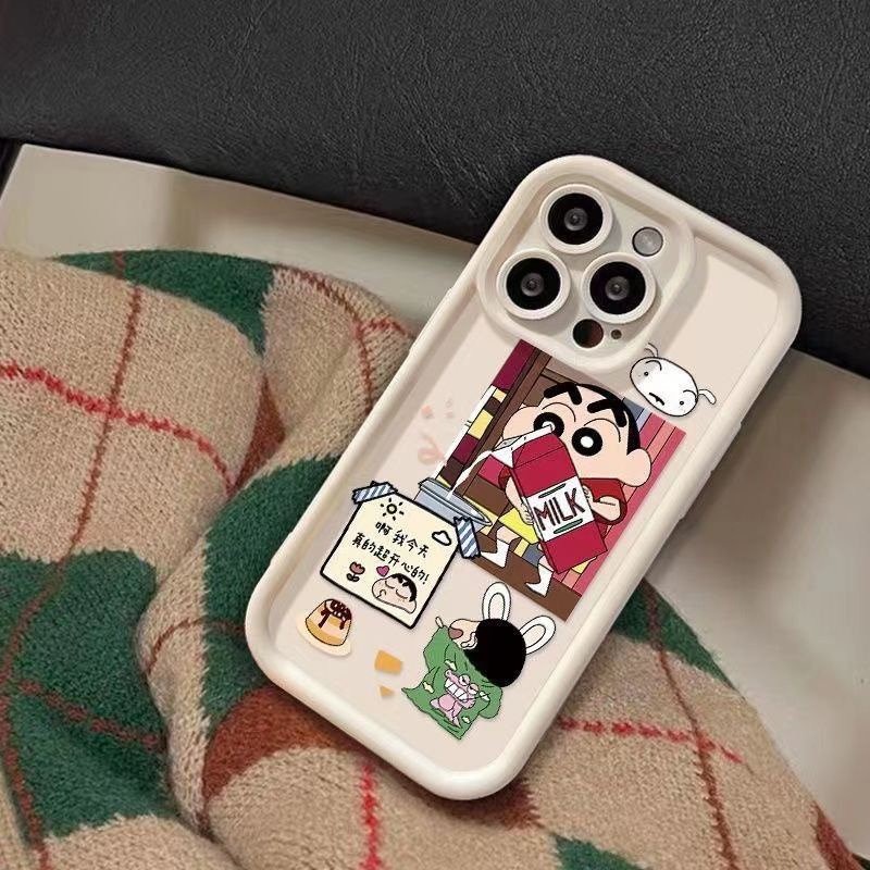 Super Happy Crayon Phone Case Compatible for iPhone 15 Pro Max 14 Plus ...