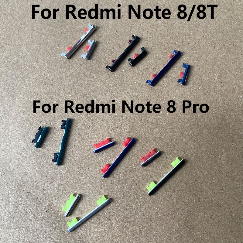 For Xiaomi Redmi Note 8 8T Pro Power Volume Side Button Switch On Off ...