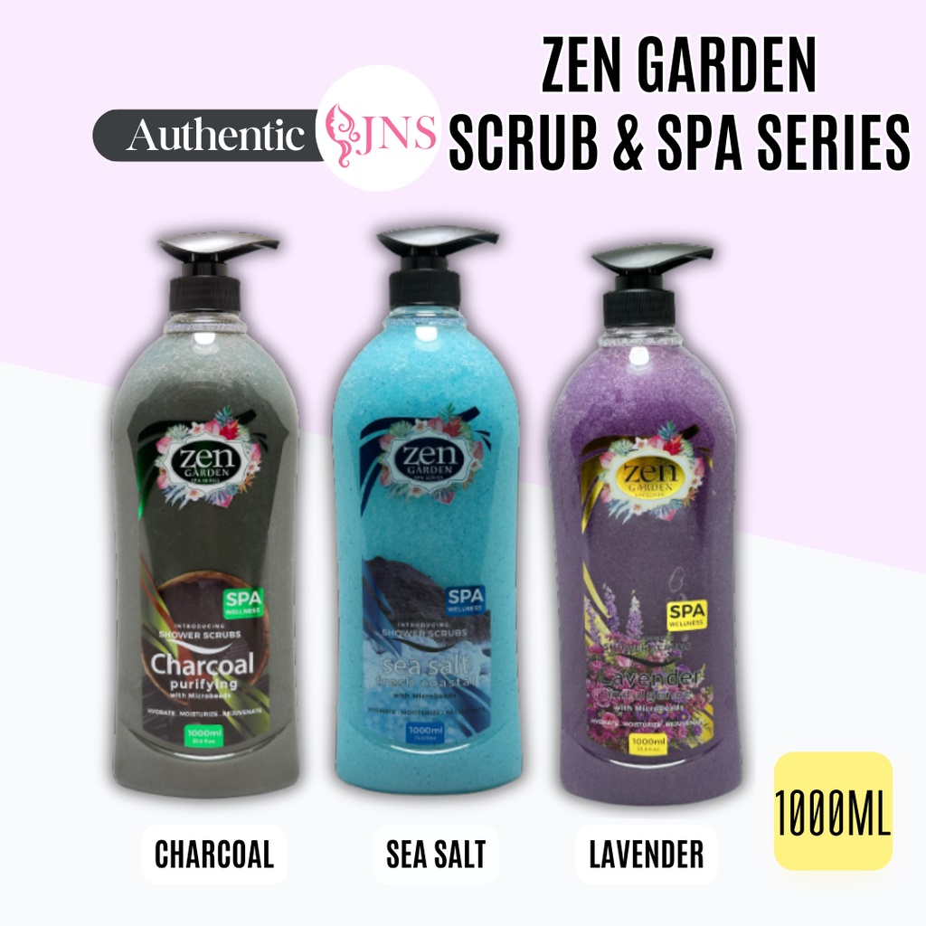 Zen Garden's Spa Series/ Sea Salt/Charcoal/Lavender (1000ml) | Shopee ...