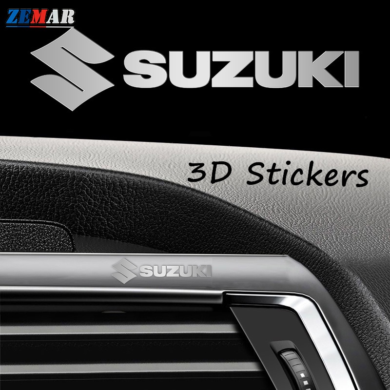 Suzuki Car Logo 3D Metal Sticker Creative Decoration Automobile Window ...