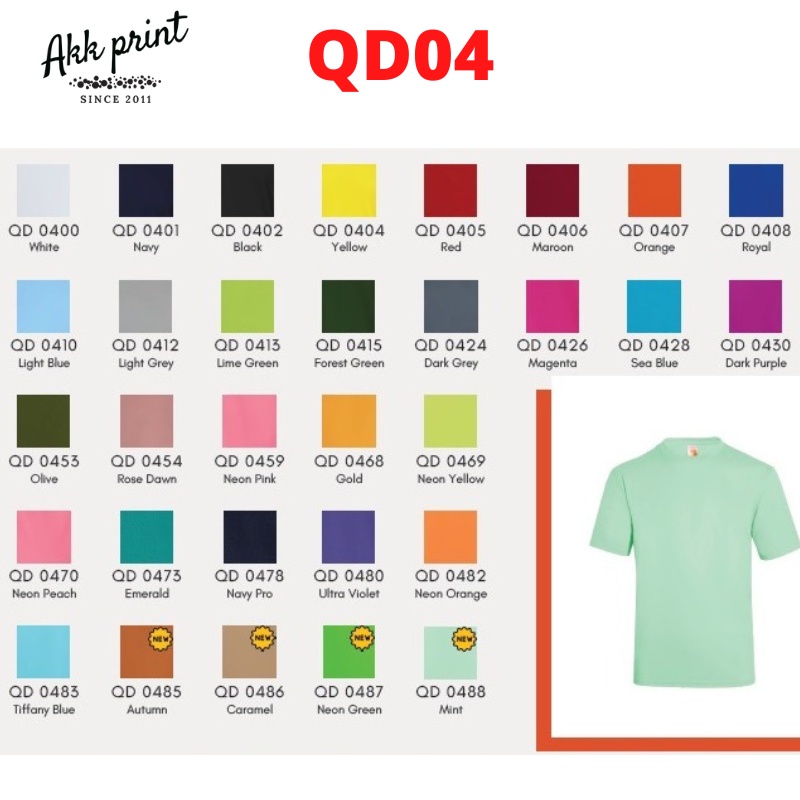 Orensport Qd04 100% Microfiber Tshirt Jersey Printing Quick Dry Serap ...
