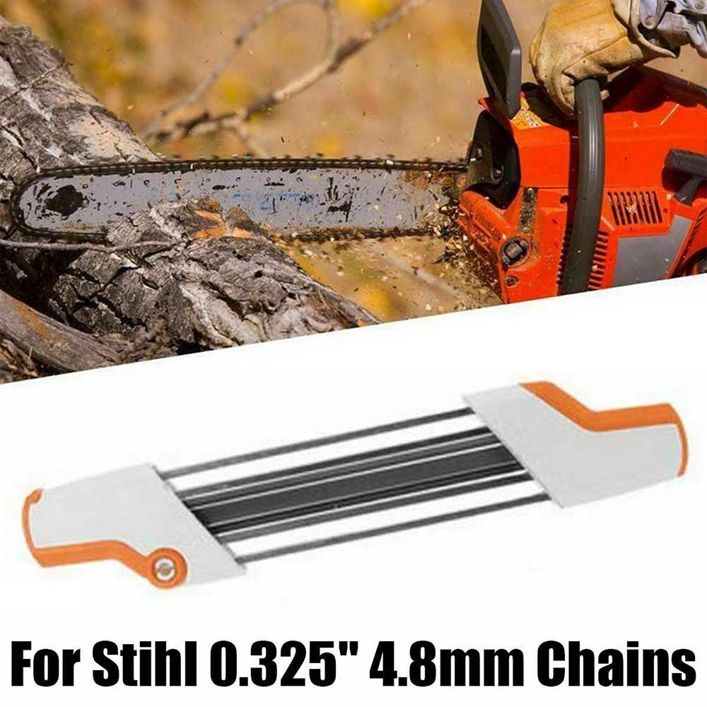 Chainsaw Chain Sharpener 2 IN 1 Metal Easy File Sharpener 4.8mm Replace ...