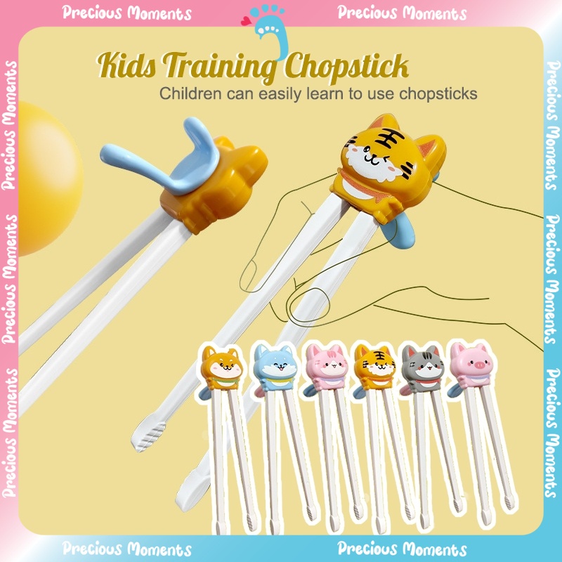PM Kids Kawaii Training Chopsticks Children Learning Chopstick Helper ...