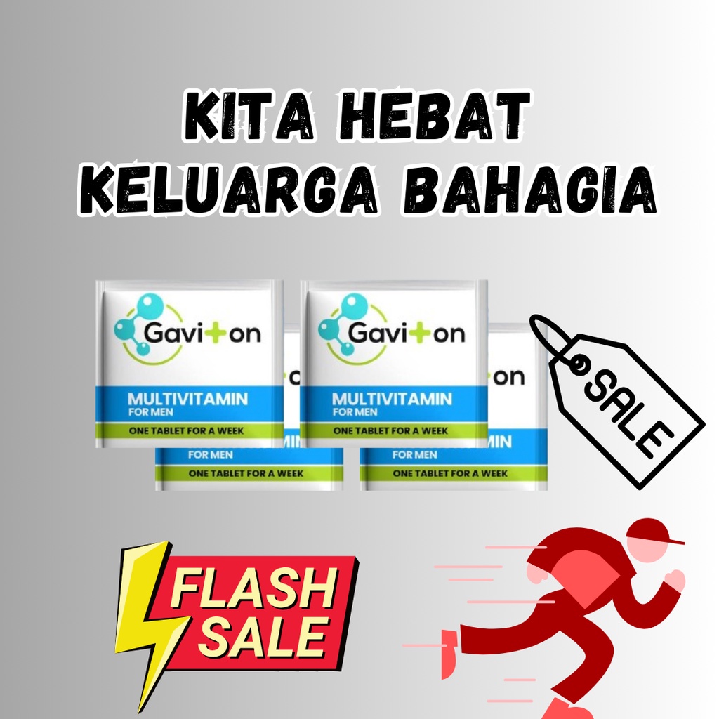 GAVITON MULTI-VITAMIN SUPPLEMENT FITNESS UNTUK LELAKI | Shopee Malaysia
