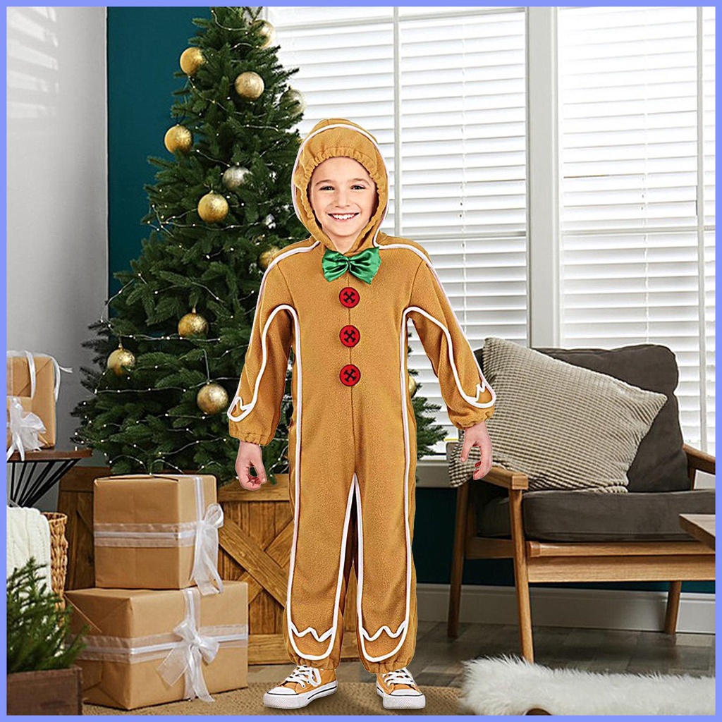 Gingerbread Man Onesie Kids Gingerbread Cookie Costume Children ...