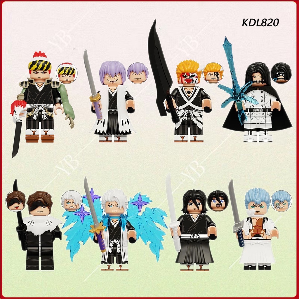 Assembly toy anime series Kurosaki Ichigo minifigure building block ...