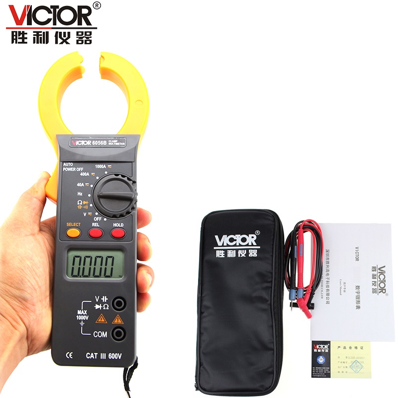 Victor Multimeter 3 3/4 Digits 4000 Counts Manual Range Resistance ...