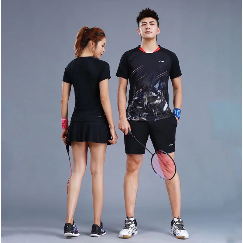 Summer Li Ning Badminton New Boys and Girls' Competition Suit Quick ...