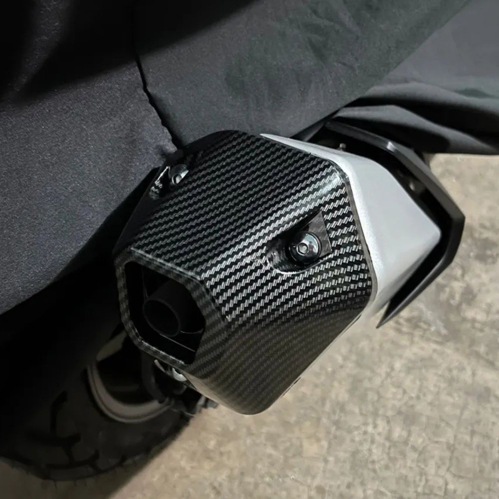 Honda ADV160 Exhaust Cover Muffler Front Rear Protector Exhaust Pipe Cover Guard Muffler Tip ...