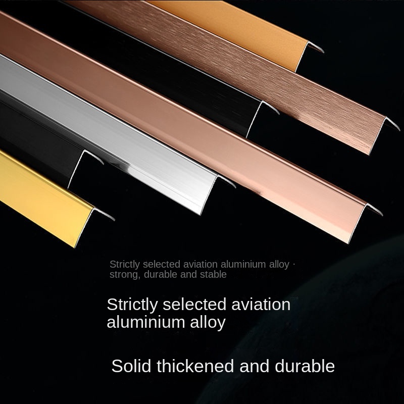 Aluminum Alloy L-Shaped Strip Corner Protection Strip Titanium ...