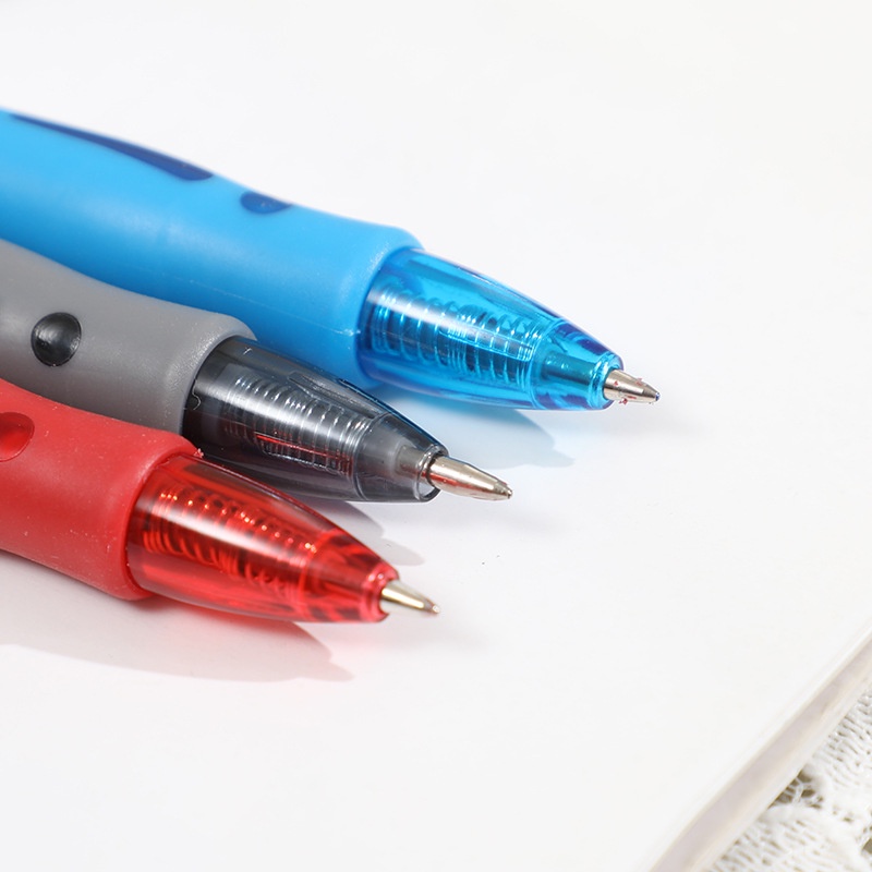 M&P Gel Pen 0.5mm Press Pen Black Red Blue Ink Signature Pen Writing ...