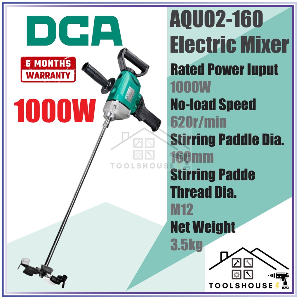 DCA 160mm AQU160B 800Watts / AQU02-160 1010Watts Electric Mixer 搅拌机 ...