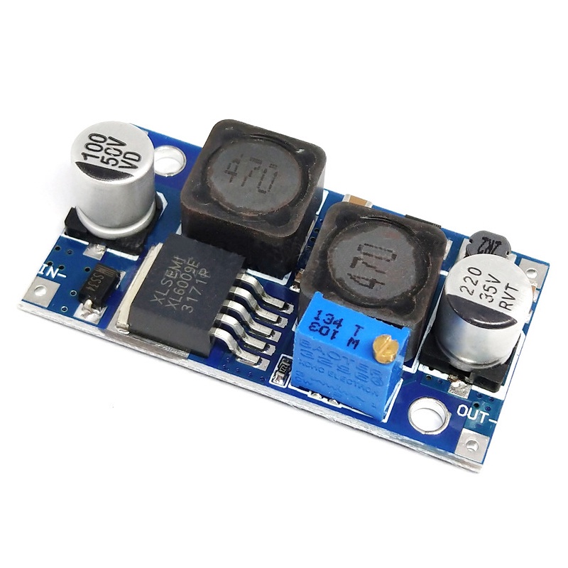 DC-DC 1.25-35V XL6009 Auto Boost Buck Converter Adjustable Step up Step ...