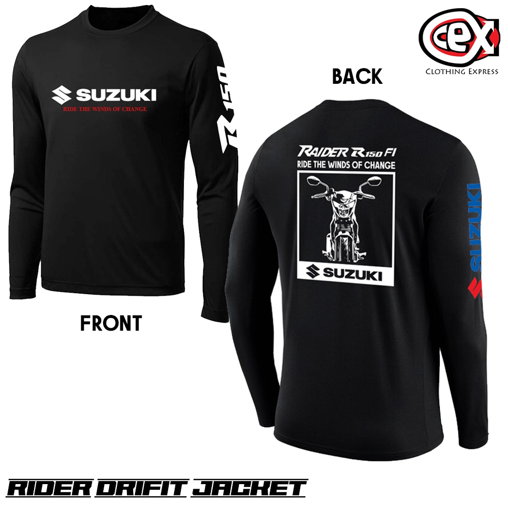 Suzuki Raider R150 FI Drifit Customized Long Sleeve Motorcycle Rider ...